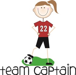 Team Captain print art print art at EmbroideryDesigns.com ...