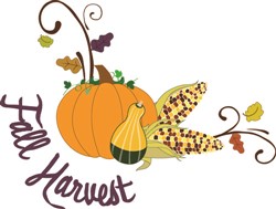 Fall Harvest print art print art at EmbroideryDesigns.com ...