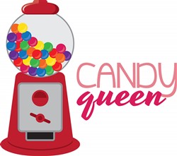 Candy Queen print art print art at EmbroideryDesigns.com ...