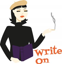 Write On print art print art at EmbroideryDesigns.com ...