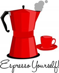Espresso Yourself print art print art at EmbroideryDesigns.com ...