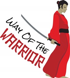 Samurai Way Of The Warrior print art print art at EmbroideryDesigns.com ...