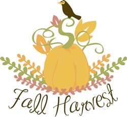 Fall Harvest print art print art at EmbroideryDesigns.com ...
