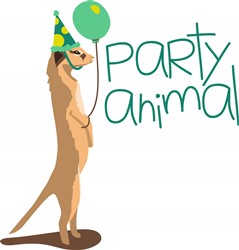 Party Animal print art print art at EmbroideryDesigns.com ...