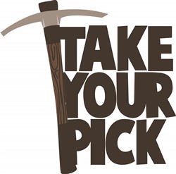 Take Your Pick print art print art at EmbroideryDesigns.com ...