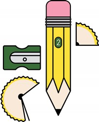 Pencil Sharpener print art print art at EmbroideryDesigns.com ...