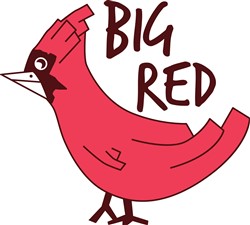 Big Red print art print art at EmbroideryDesigns.com ...