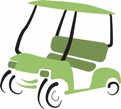 Golf Cart print art print art at EmbroideryDesigns.com ...