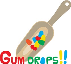 Gum Drops print art print art at EmbroideryDesigns.com ...
