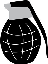 Grenade print art print art at EmbroideryDesigns.com ...