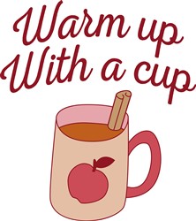 Hot Apple Cider print art print art at EmbroideryDesigns.com ...