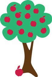 Apple Tree print art print art at EmbroideryDesigns.com ...