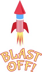Patriotic Blast Off! print art print art at EmbroideryDesigns.com ...