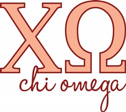 Chi Omega SVG cut file at EmbroideryDesigns.com | EmbroideryDesigns.com