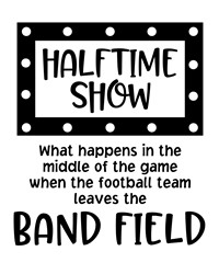 Halftime Show SVG cut file at EmbroideryDesigns.com | EmbroideryDesigns.com