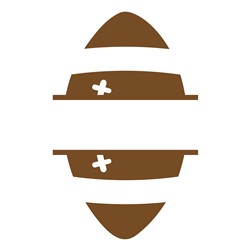 Football Split SVG cut file at EmbroideryDesigns.com ...