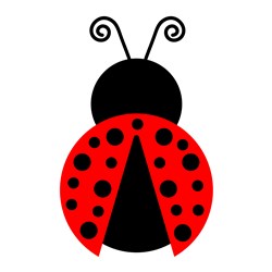Ladybug SVG cut file at EmbroideryDesigns.com | EmbroideryDesigns.com