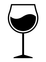 Wine Glass SVG cut file at EmbroideryDesigns.com | EmbroideryDesigns.com