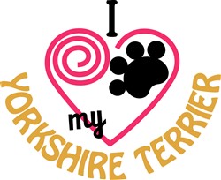 Yorkshire Terrier SVG cut file at EmbroideryDesigns.com ...
