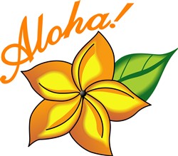 Aloha print art Plants print art at EmbroideryDesigns.com ...