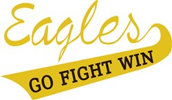 Go Fight Win SVG cut file at EmbroideryDesigns.com | EmbroideryDesigns.com