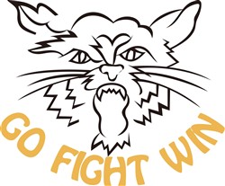 Go Fight Win SVG cut file at EmbroideryDesigns.com | EmbroideryDesigns.com