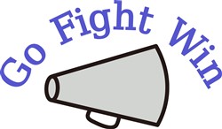 Go, Fight, Win print art Sports print art at EmbroideryDesigns.com ...