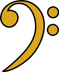 Bass Clef SVG cut file at EmbroideryDesigns.com | EmbroideryDesigns.com