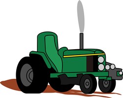 Pulling Tractor print art print art at EmbroideryDesigns.com ...
