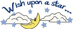 WISH UPON A STAR print art print art at EmbroideryDesigns.com ...