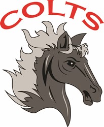 COLTS print art print art at EmbroideryDesigns.com | EmbroideryDesigns.com