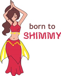BORN TO SHIMMY print art print art at EmbroideryDesigns.com ...