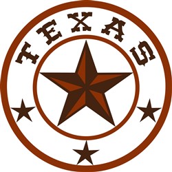 TEXAS STAR EMBLEM SVG cut file at EmbroideryDesigns.com ...