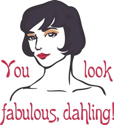 FABULOUS DAHLING print art print art at EmbroideryDesigns.com ...