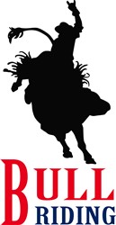 BULL RIDING print art print art at EmbroideryDesigns.com ...