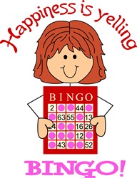 Yelling Bingo print art print art at EmbroideryDesigns.com ...