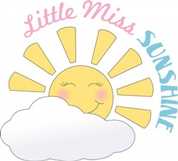 Little Miss Sunshine print art print art at EmbroideryDesigns.com ...