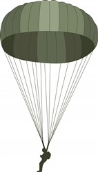 Airborne Paratrooper print art print art at EmbroideryDesigns.com ...