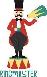 Ringmaster print art print art at EmbroideryDesigns.com ...