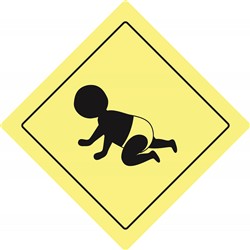 Crawling Baby Sign SVG cut file at EmbroideryDesigns.com ...