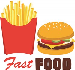 Fast Food print art print art at EmbroideryDesigns.com ...