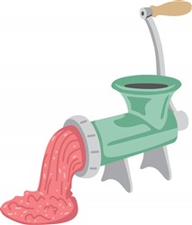 Meat Grinder print art print art at EmbroideryDesigns.com ...