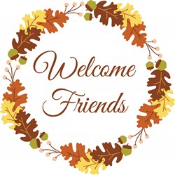 Welcome Friends print art print art at EmbroideryDesigns.com ...