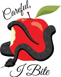 Careful I Bite print art print art at EmbroideryDesigns.com ...