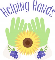 Helping Hands print art print art at EmbroideryDesigns.com ...