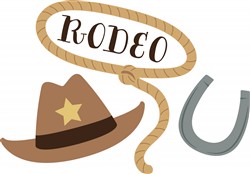 Cowboy Rodeo print art print art at EmbroideryDesigns.com ...