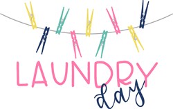 Laundry Day print art print art at EmbroideryDesigns.com ...