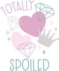 Totally Spoiled print art print art at EmbroideryDesigns.com ...