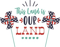 Our Land print art print art at EmbroideryDesigns.com ...