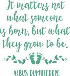 Dumbledore Quote SVG cut file at EmbroideryDesigns.com ...